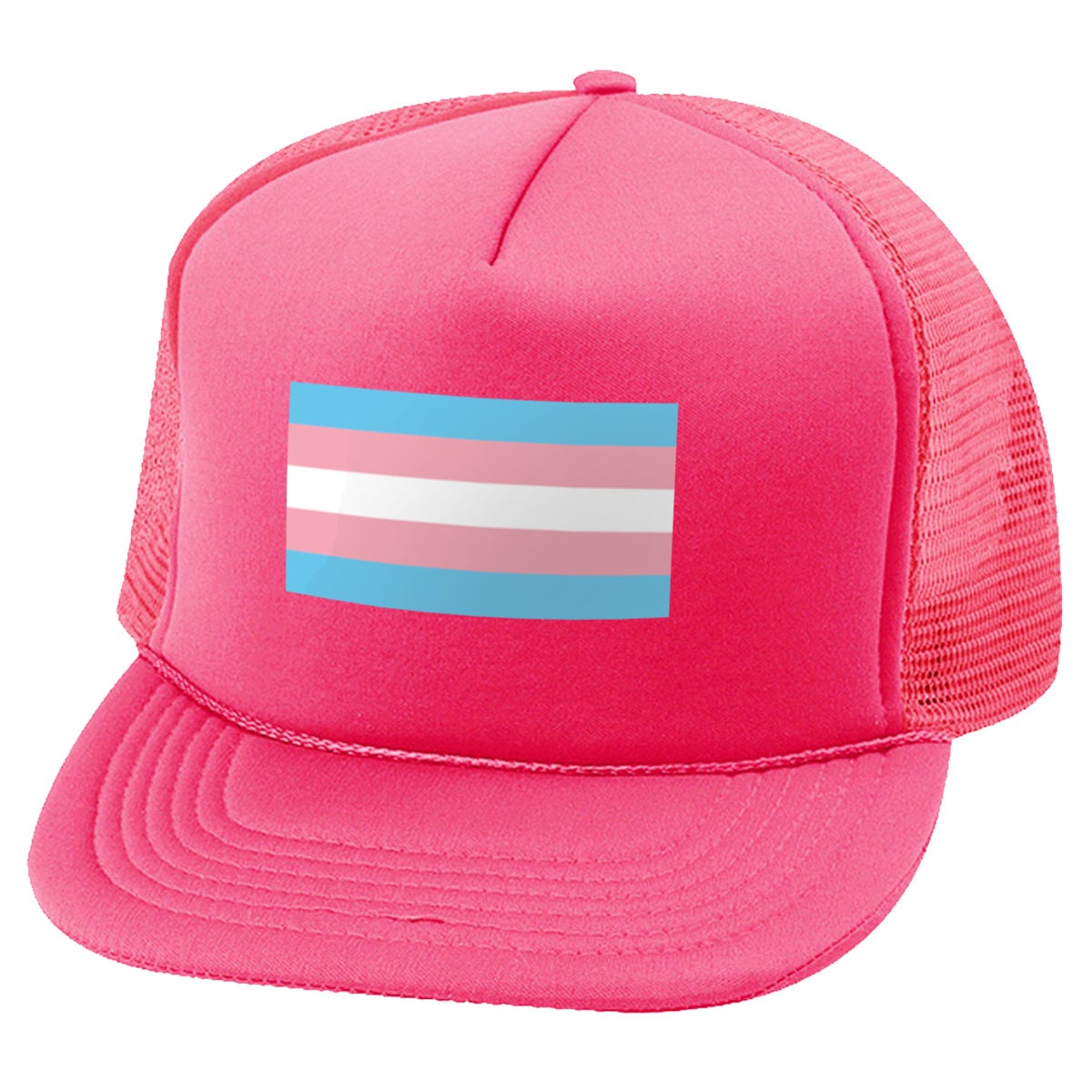 Pink LGTBQ Trans Awareness Flag Hat - Etsy