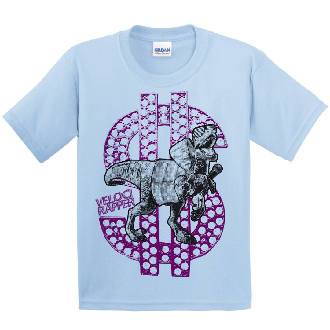 Velocirapper - Light Blue T Shirt - Etsy