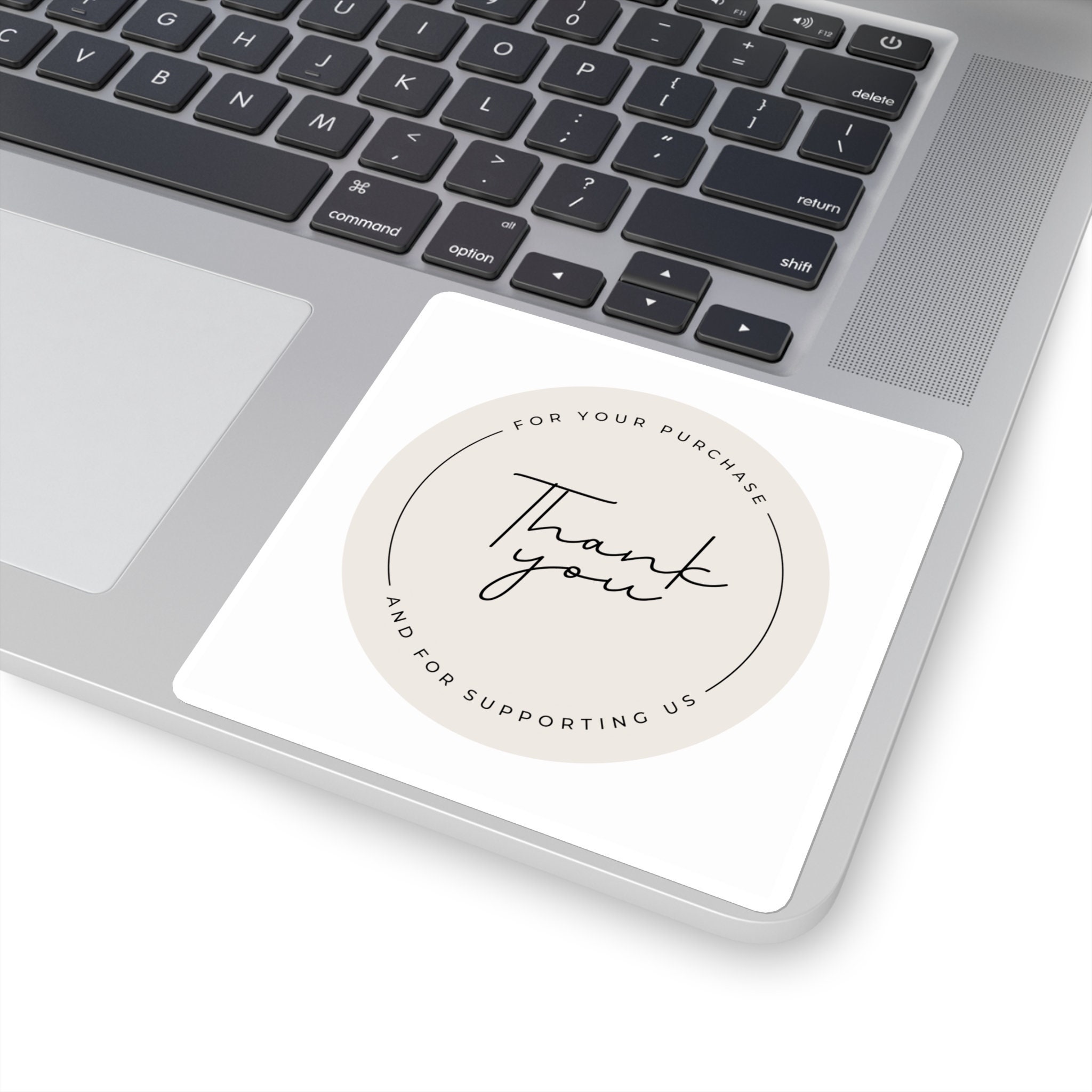 Thank You for Your Purchase Square Sticker - Etsy