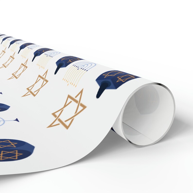Hanukkah Gift Holiday Wrapping Paper - Etsy