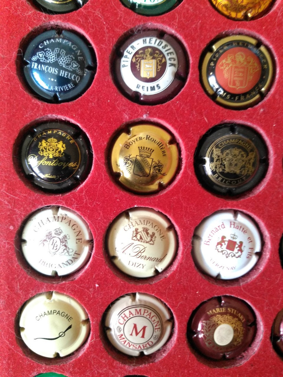 Capsules muselets champagne Français lot de 50 pièces | Etsy