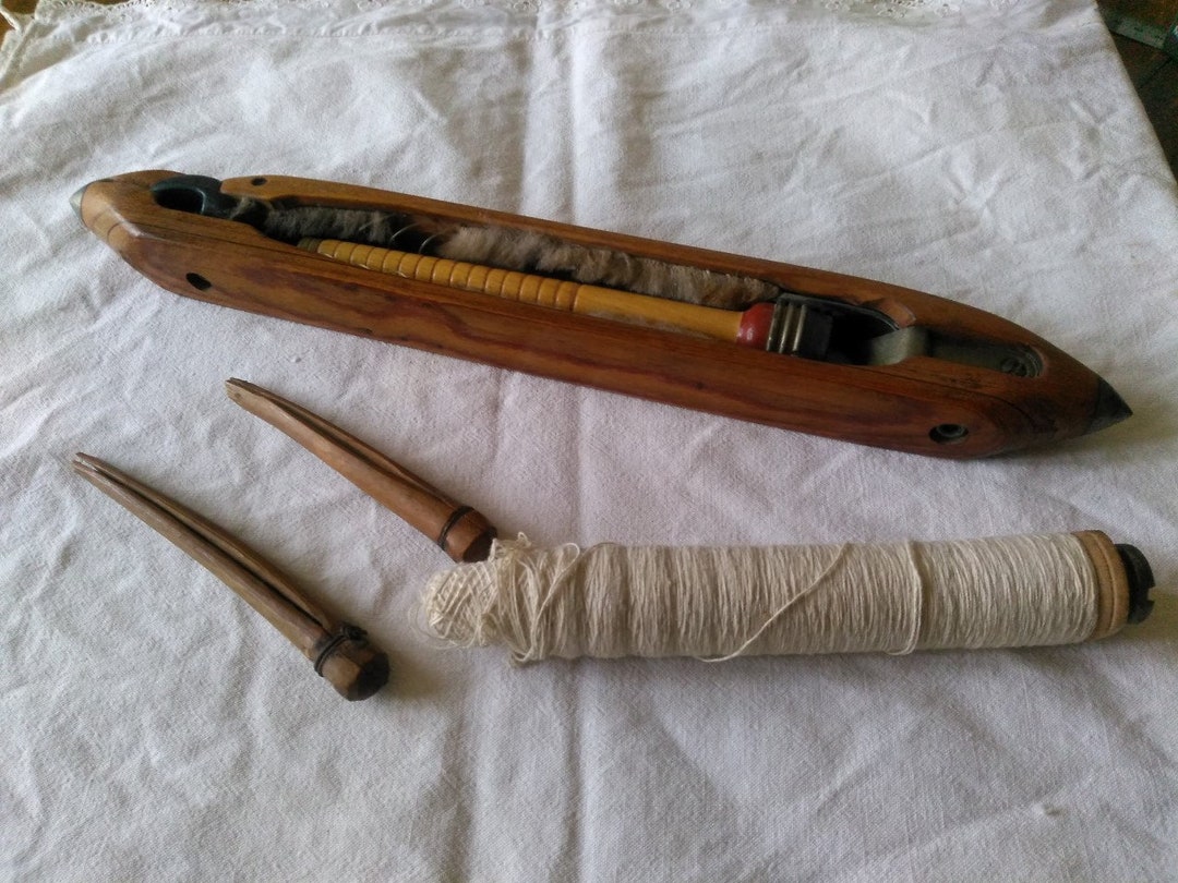 Real Traditional Shuttle for Old Loom - Etsy