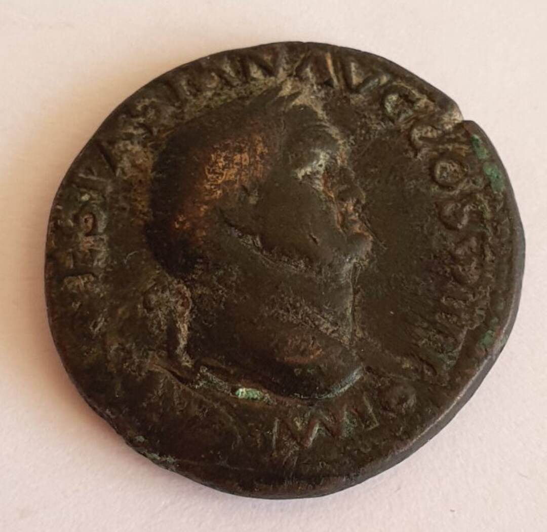 Roman Coin of Vespasian - Etsy