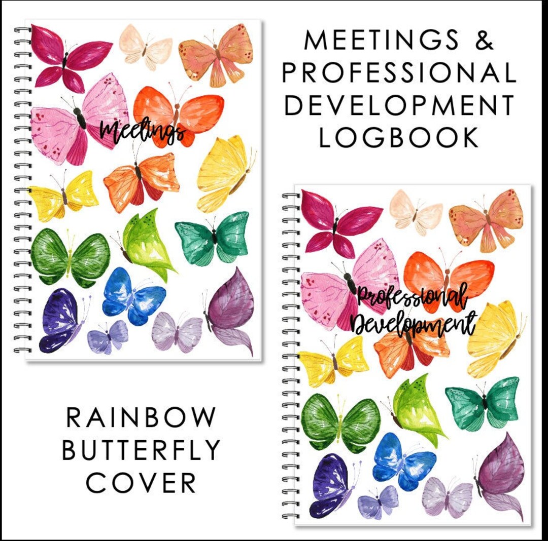 Teacher Professional Development Log & Meetings Notebook PRINTABLE ...