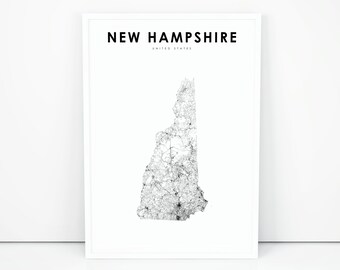 New hampshire art | Etsy