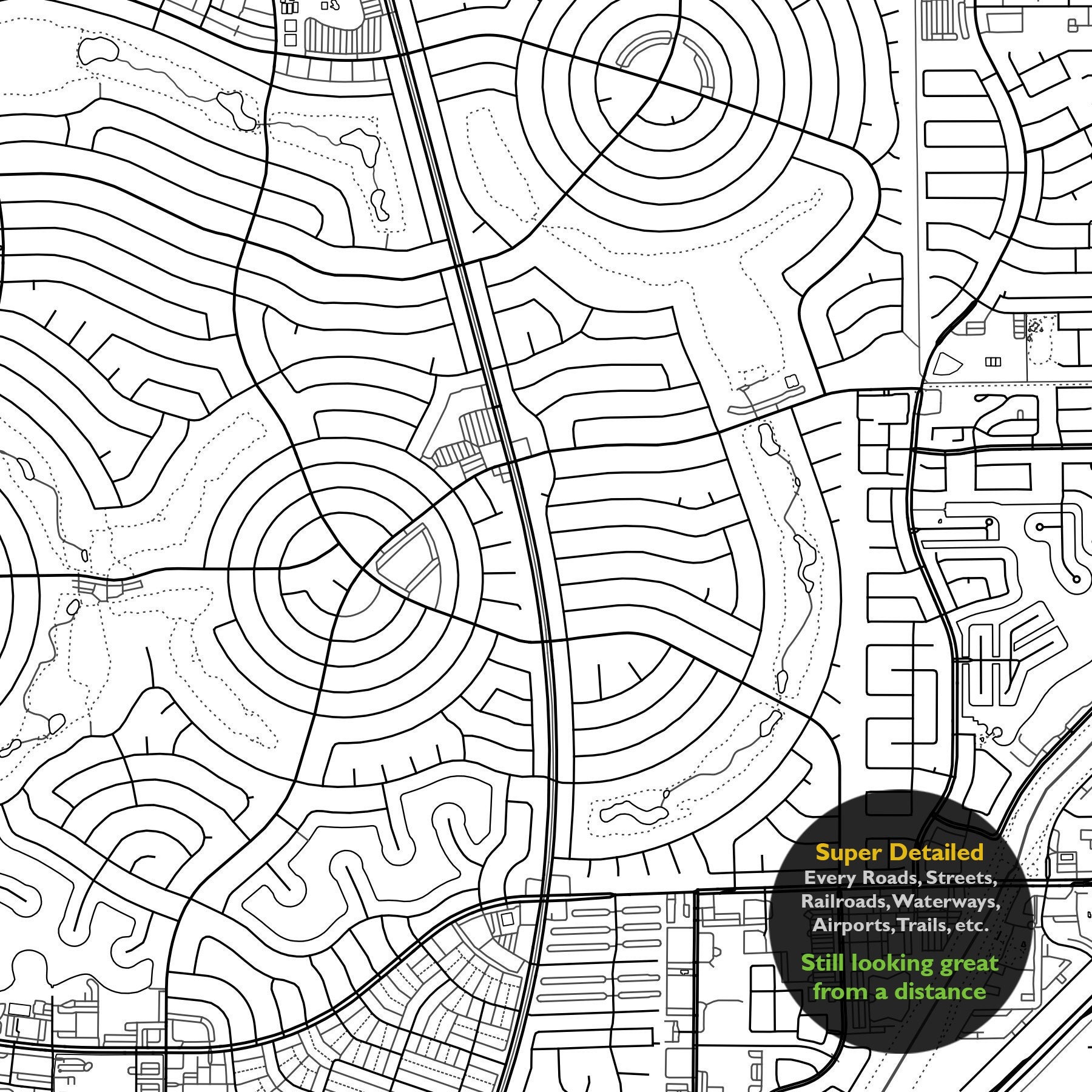 Peoria AZ Map Print Arizona USA Map Art Poster Glendale - Etsy