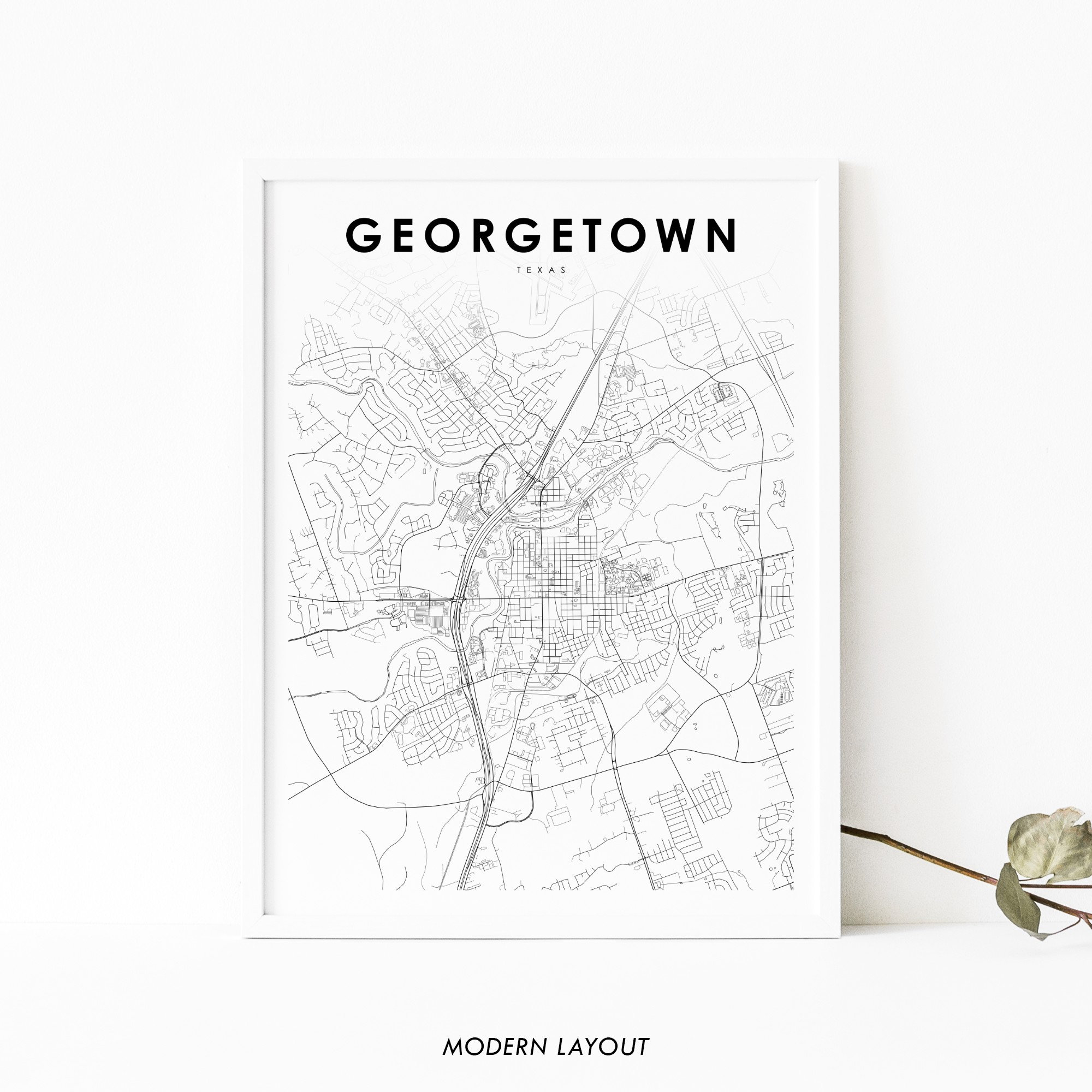 Map Of Georgetown Texas