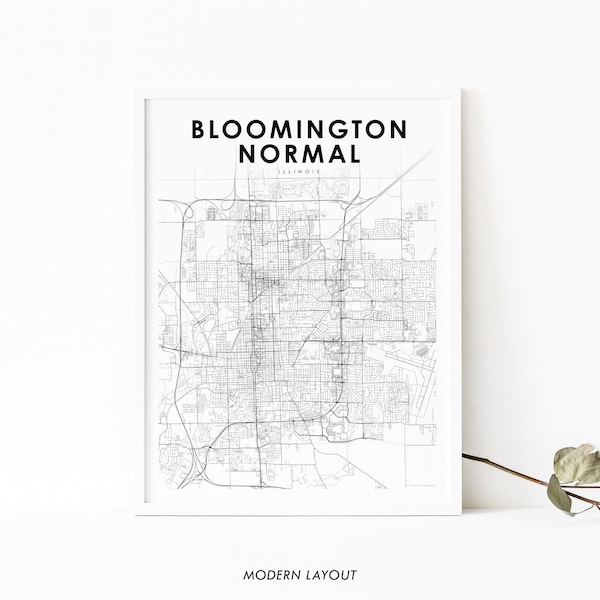 Bloomington Poster - Etsy