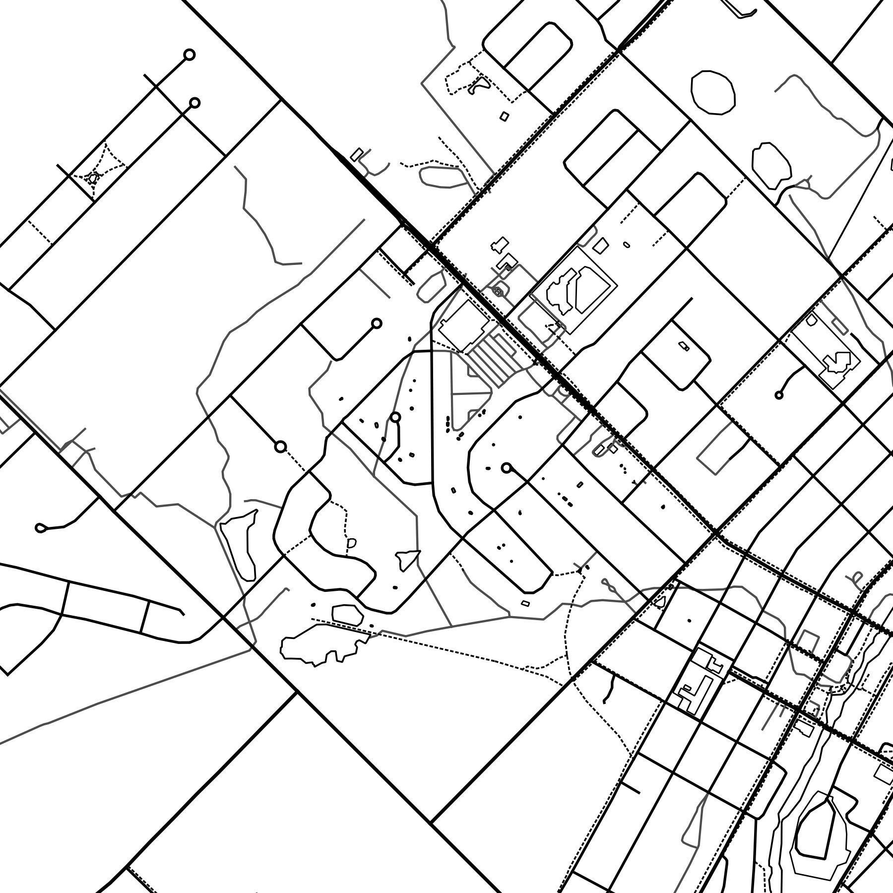 Elora Fergus Ontario Map Print ON Canada Map Art Poster City | Etsy