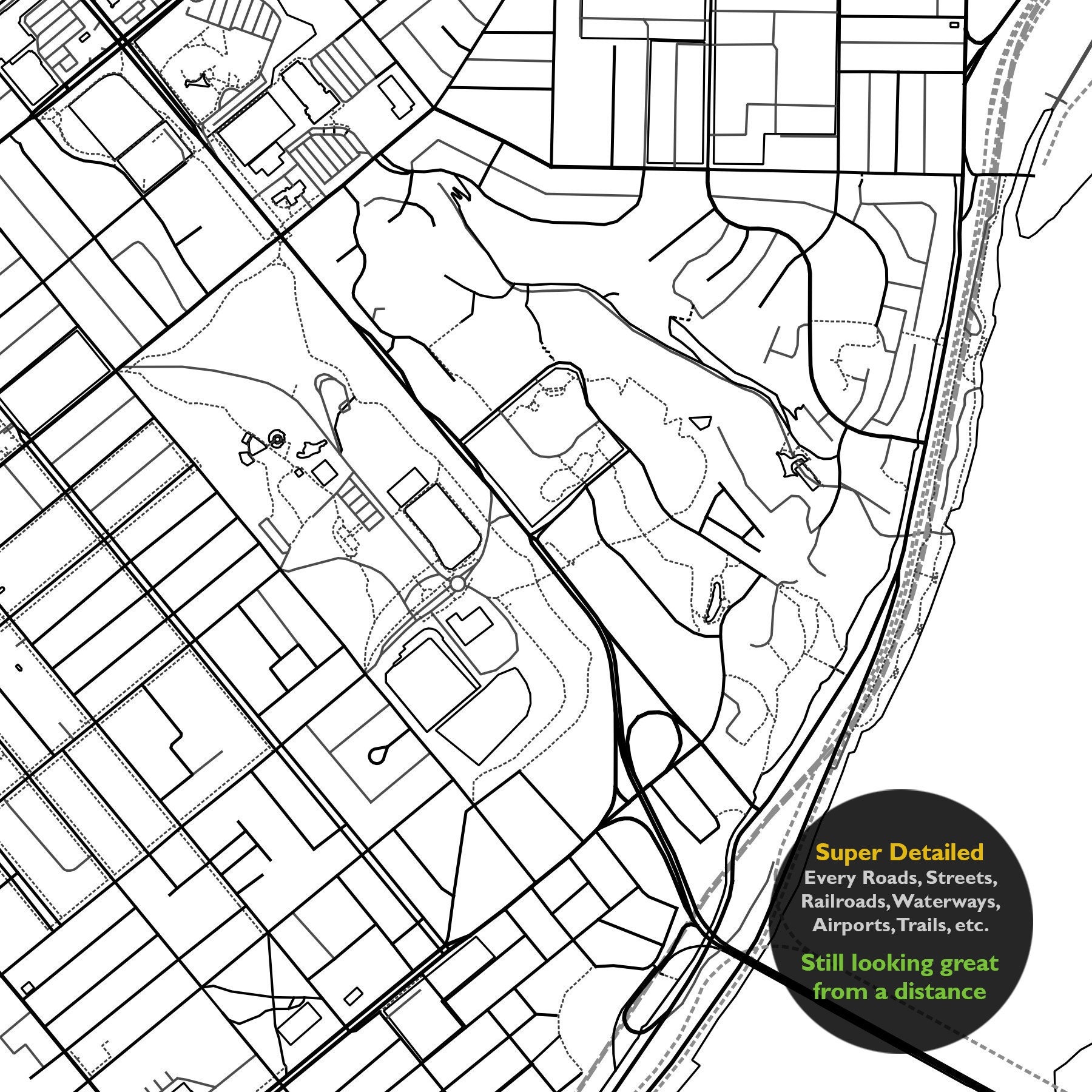 New Westminster BC Map Print, British Columbia Canada Map Art Poster ...
