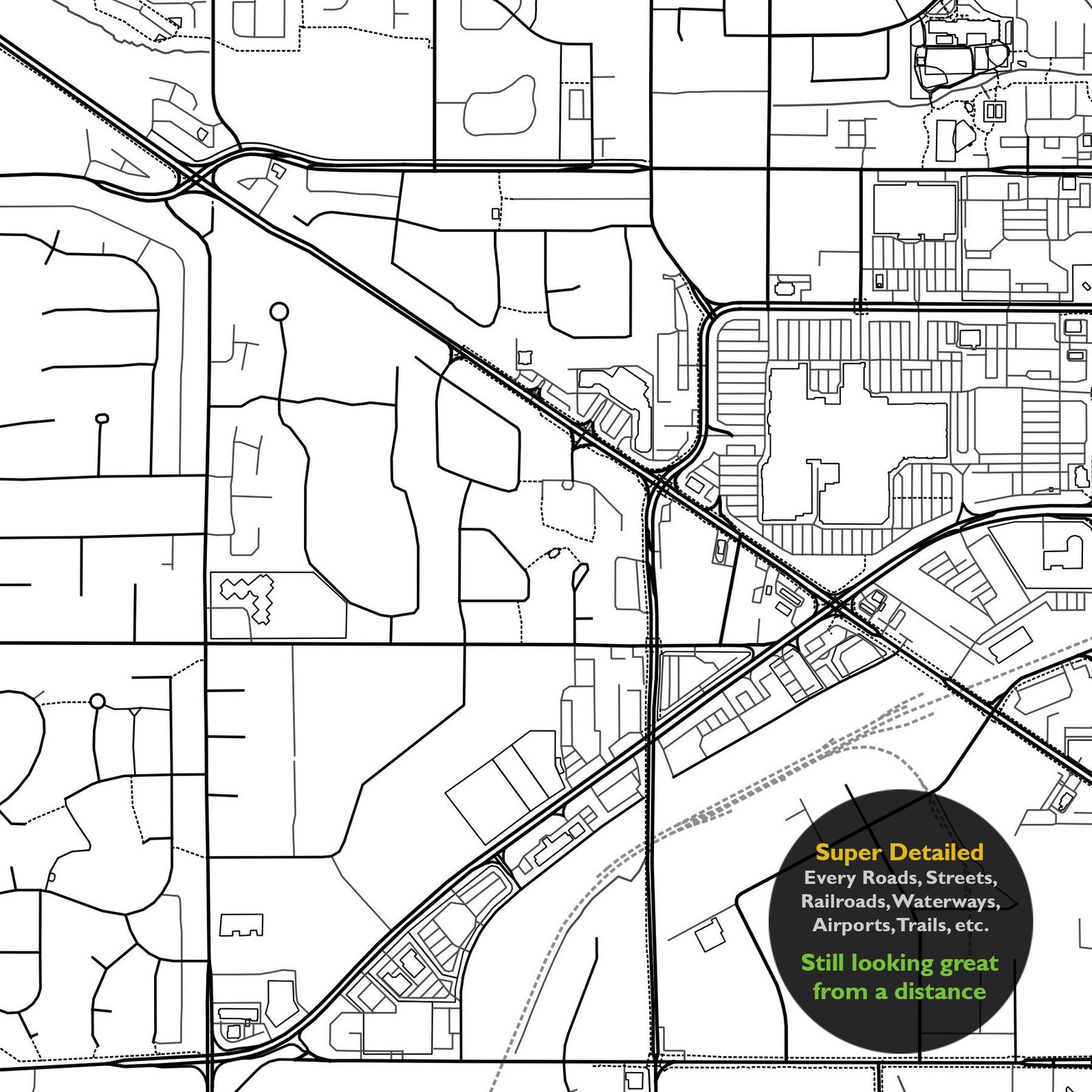 Langley BC Map Print, British Columbia Canada Map Art Poster, City ...