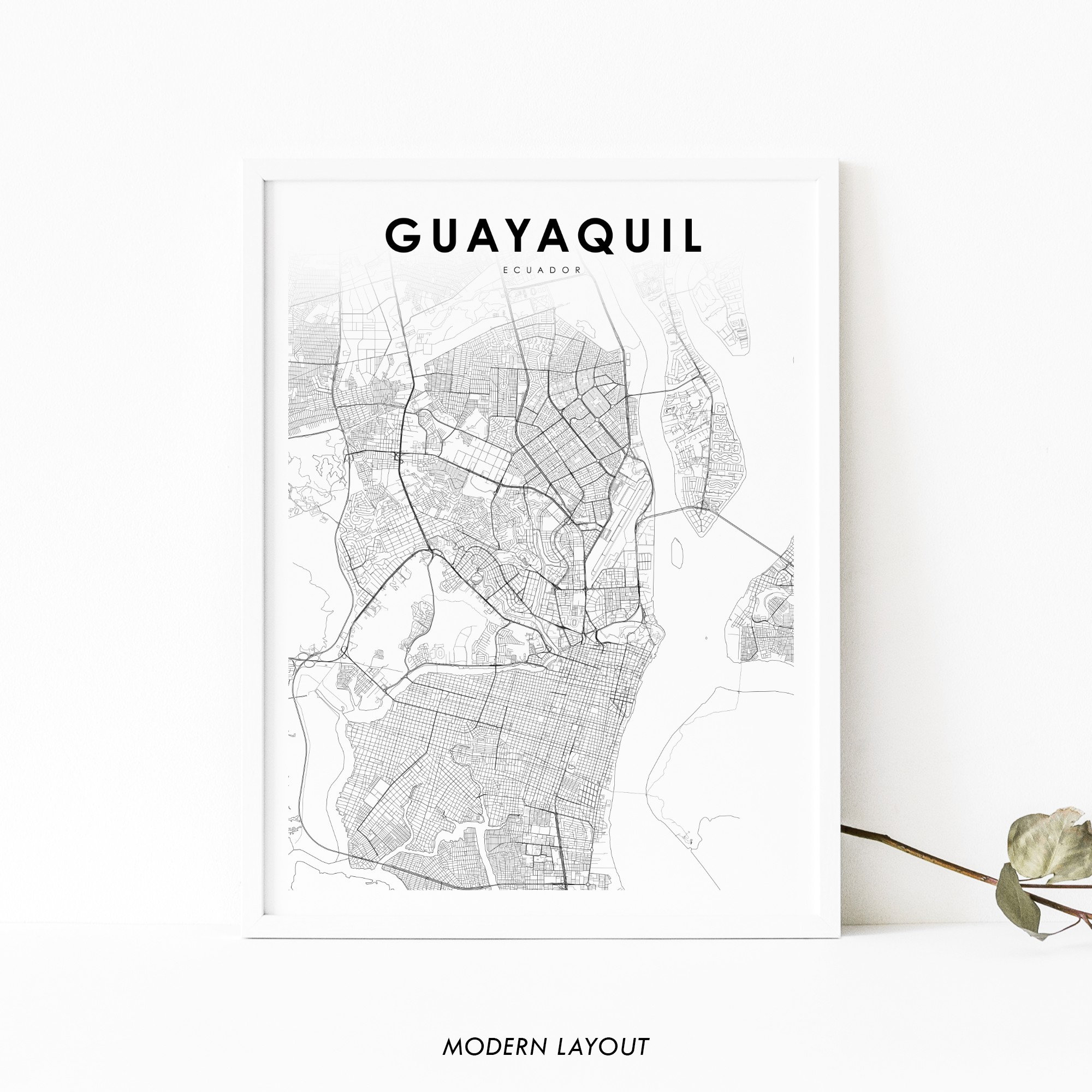 Guayaquil Ecuador Map