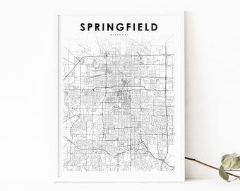 Springfield Missouri Poster - Etsy