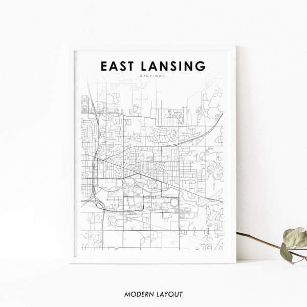 East Lansing - Etsy