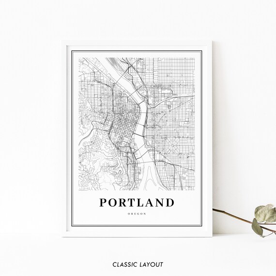 Printable Map Downtown Portland Oregon