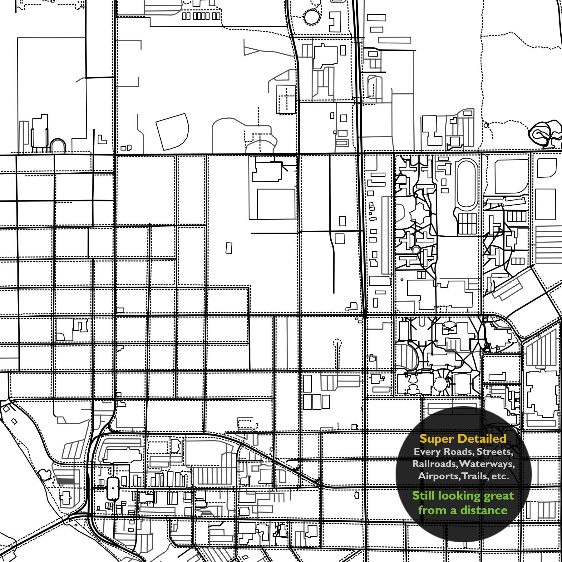 Stevens Point WI Map Print Wisconsin USA Map Art Poster - Etsy