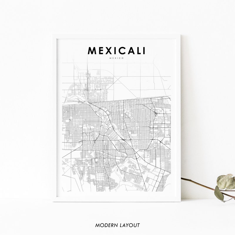 Baja Mexico Map Poster - Etsy
