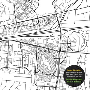 Fairborn OH Map Print, Ohio USA Map Art Poster, Dayton Greene, City ...