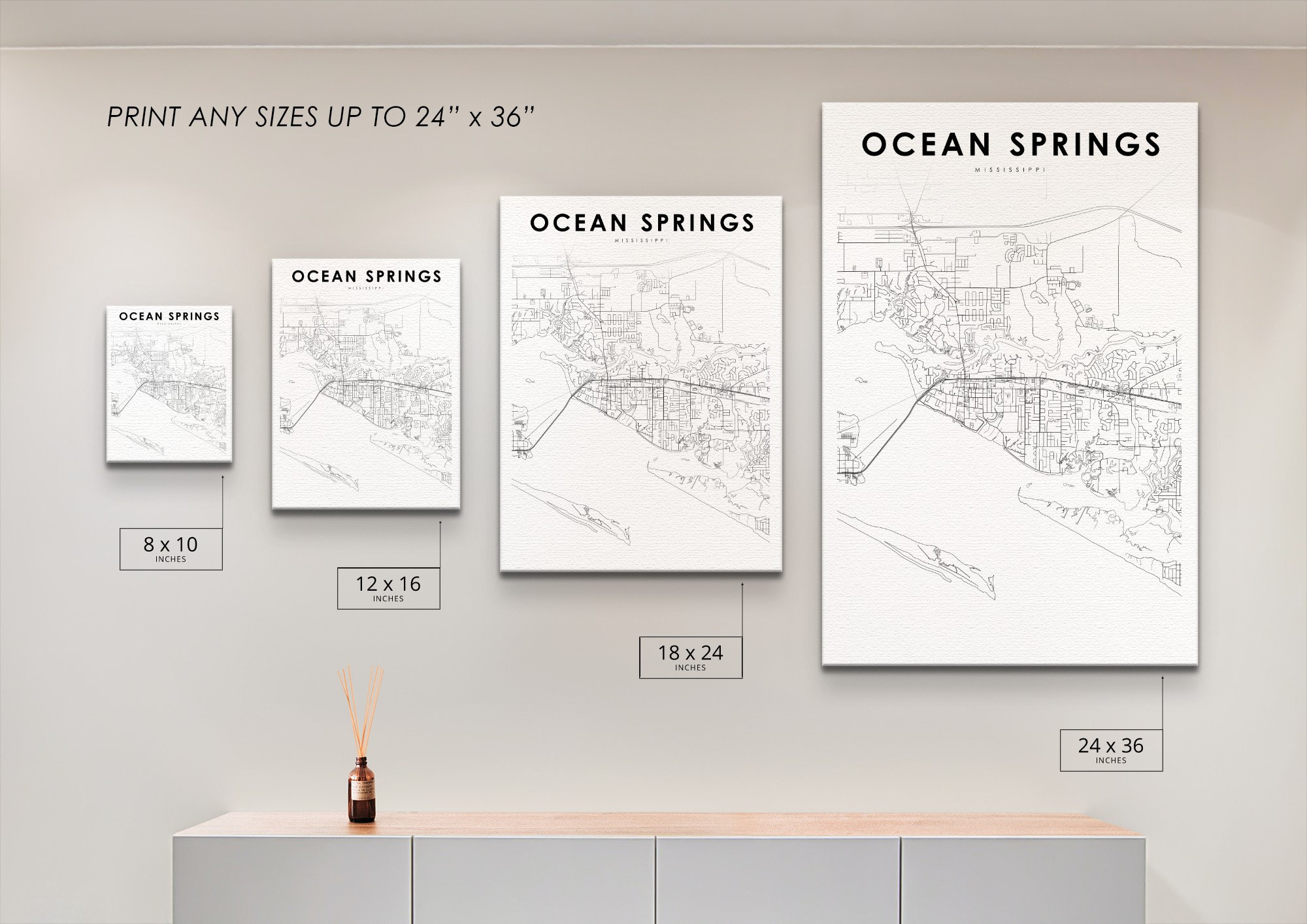 Ocean Springs Ms Map