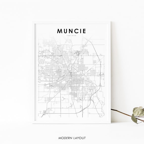 Muncie Indiana Map