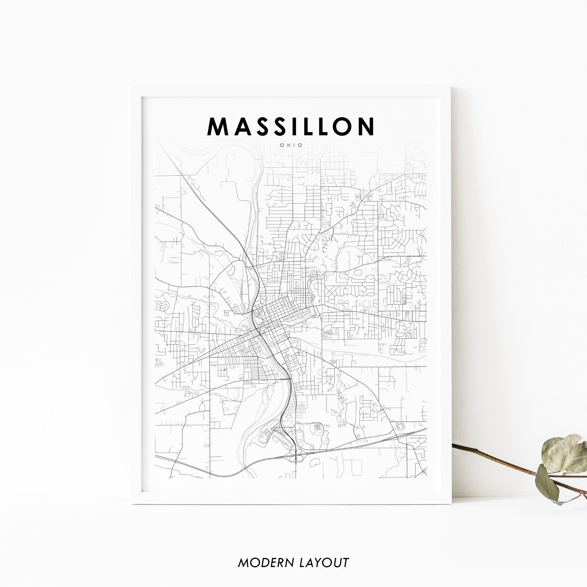 Massillon Oh Map