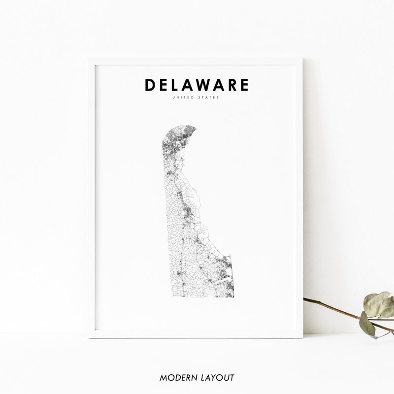 Delaware Poster - Etsy