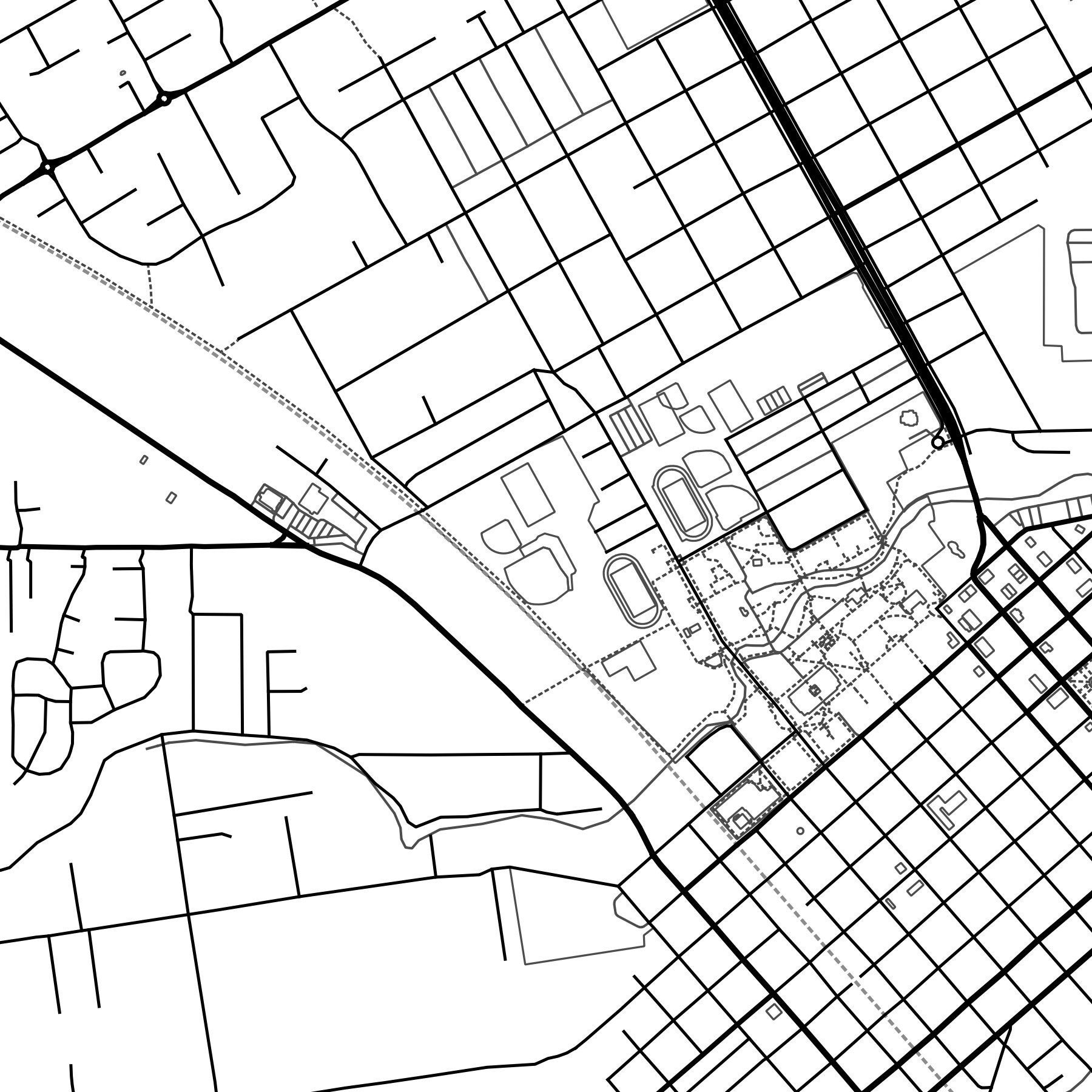 Chico CA Map Print, California USA Map Art Poster, Butte County, City ...