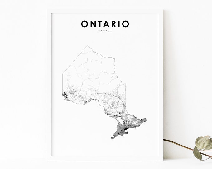 Guelph Ontario Map Print - Full Color Map Poster - Etsy Canada