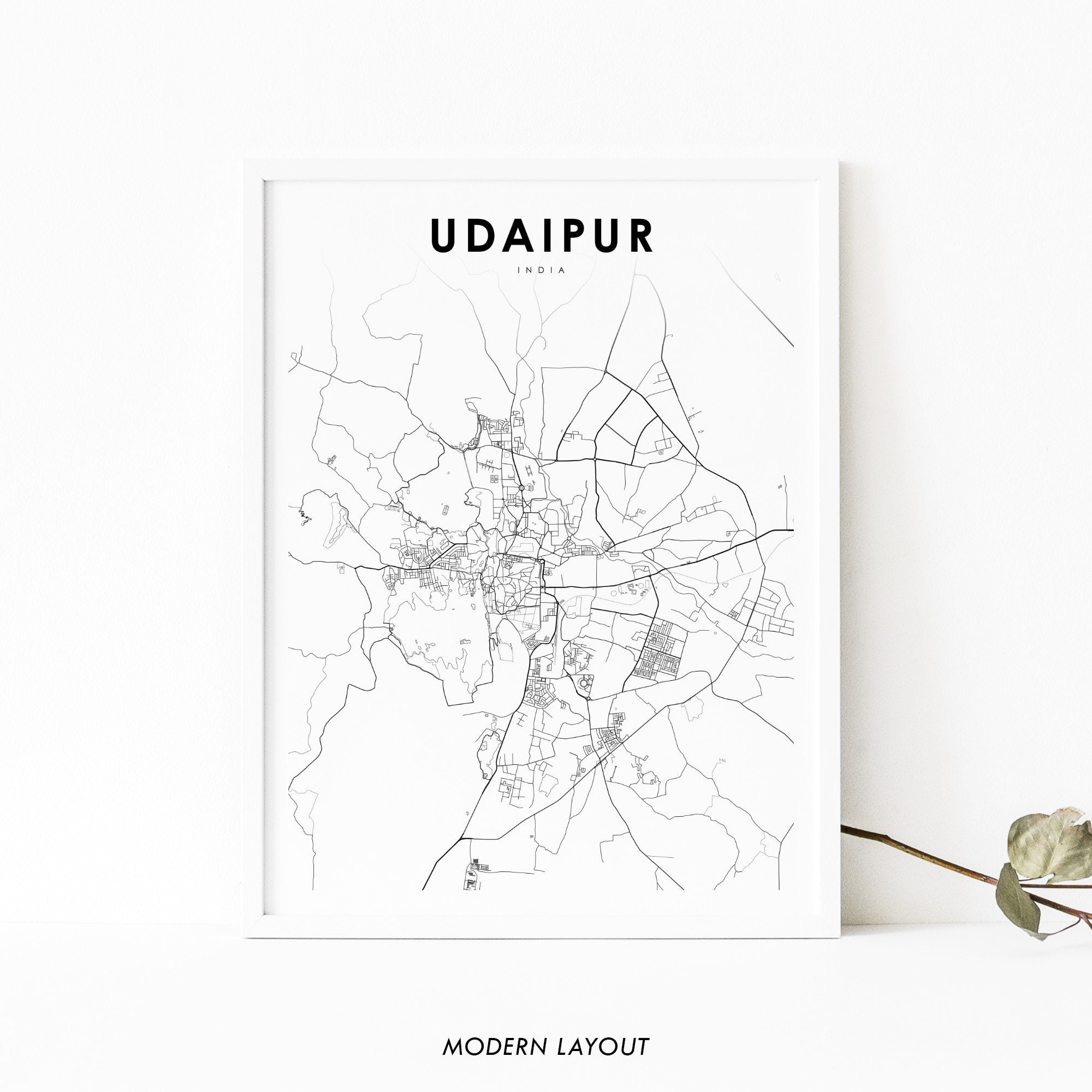 Udaipur Map
