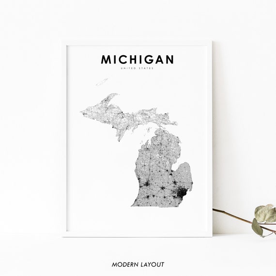Map Of Lower Michigan Usa