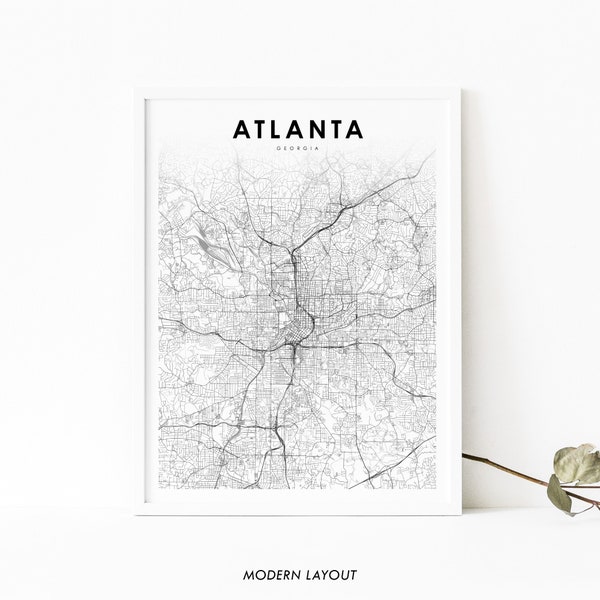 Atlanta Print - Etsy