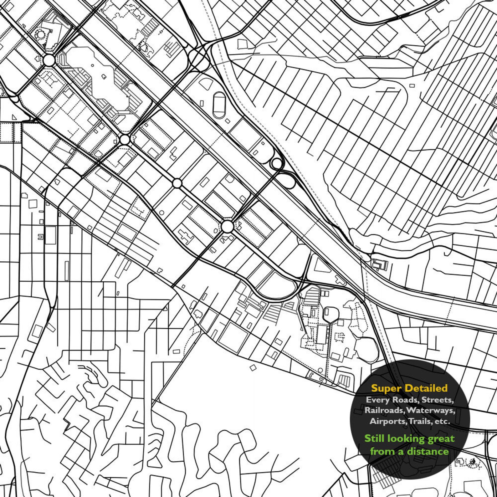 Tijuana Mexico Map Print Map Art Poster San Diego Baja | Etsy
