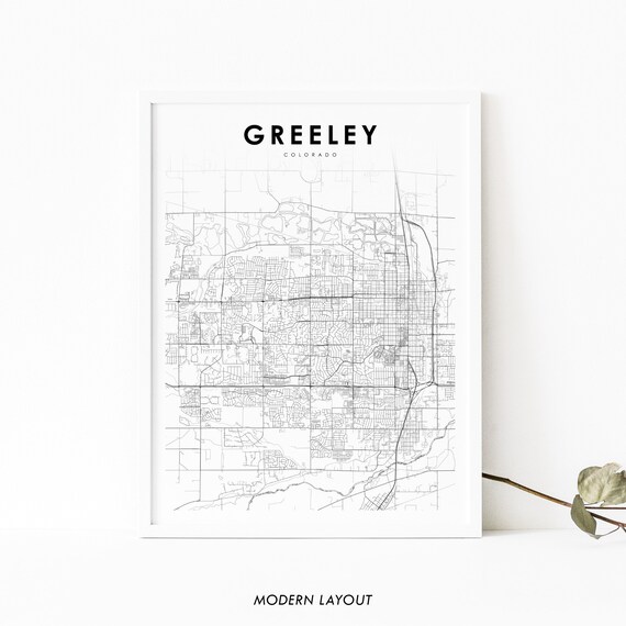 Map Weld County Colorado