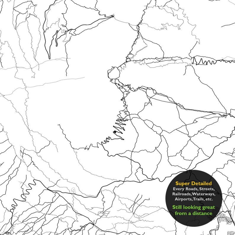 Mount Fuji Japan Map Print, Shizuoka Map Art Poster, Fuji Fujisan ふじ フジ ...