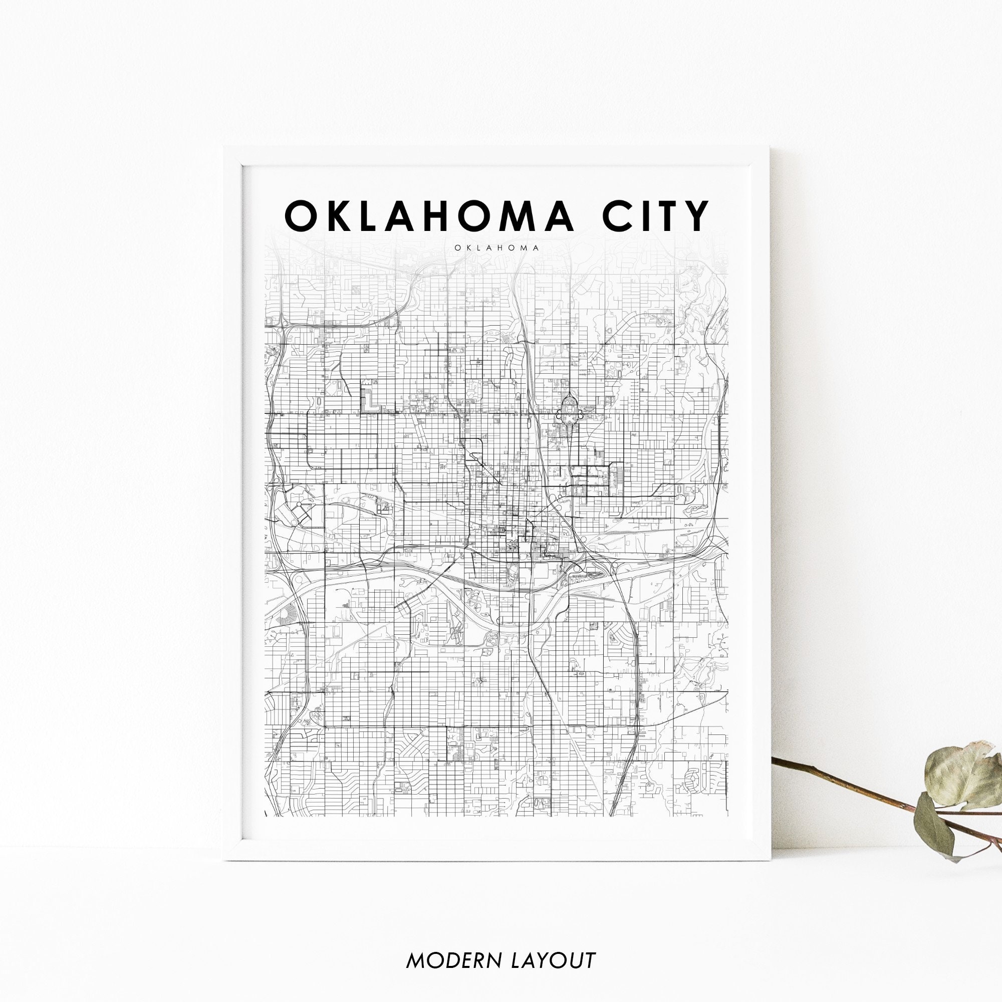 Map Of Downtown Oklahoma City