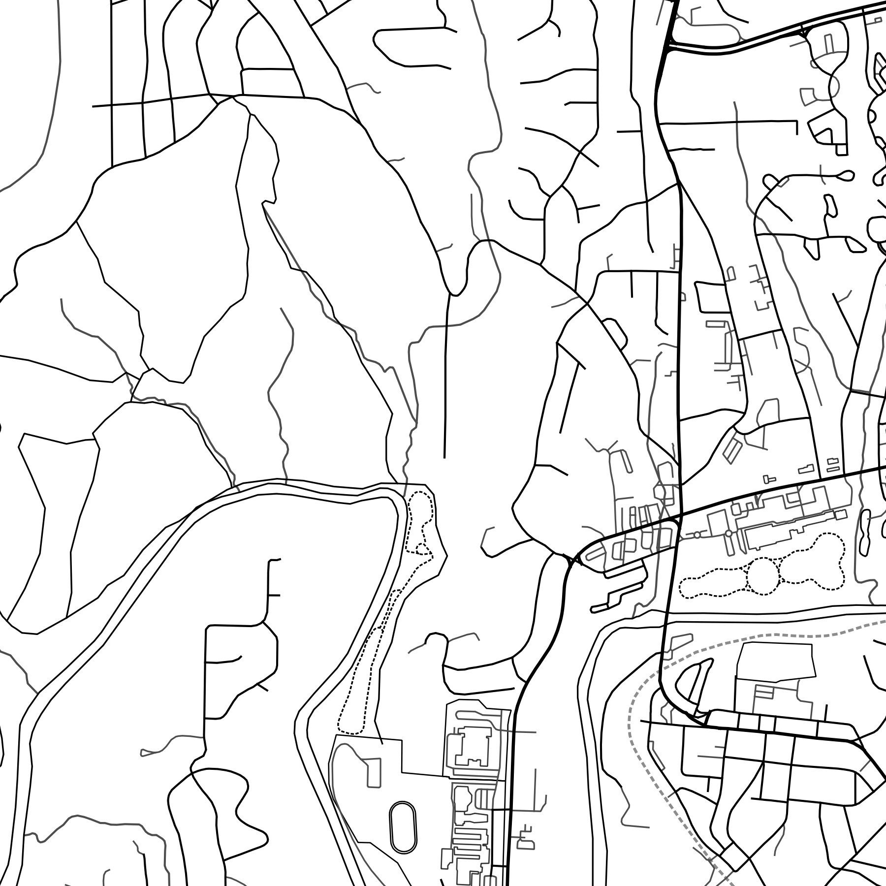 Canton GA Map Print, Georgia USA Map Art Poster, Cherokee County, City ...
