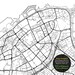 Kuwait City Map Print, Kuwait Map Art Poster, مدينة الكويت Arabian ...