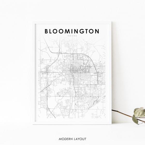 Bloomington Poster - Etsy