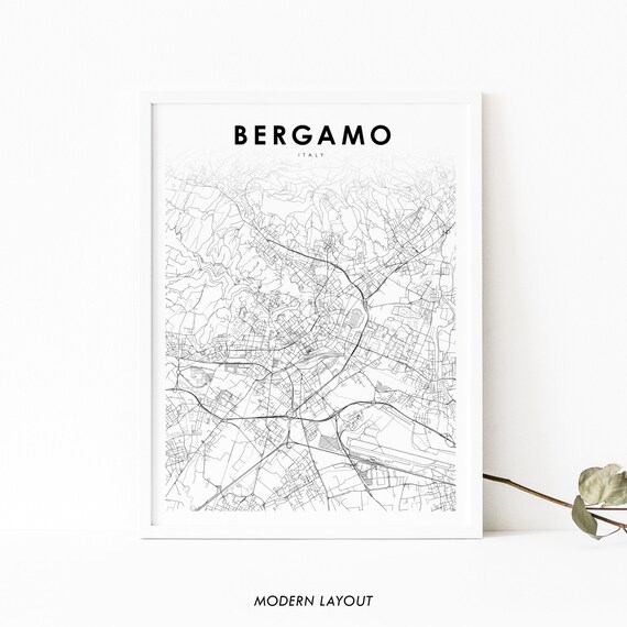 Art 21 Bergamo Italy Map Large Detailed Tourist Map Of Bergamo