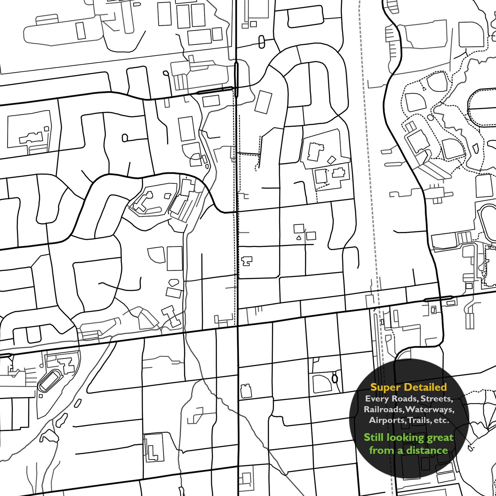 Aurora Ontario Map Print, ON Canada Map Art Poster, Toronto GTA, City ...