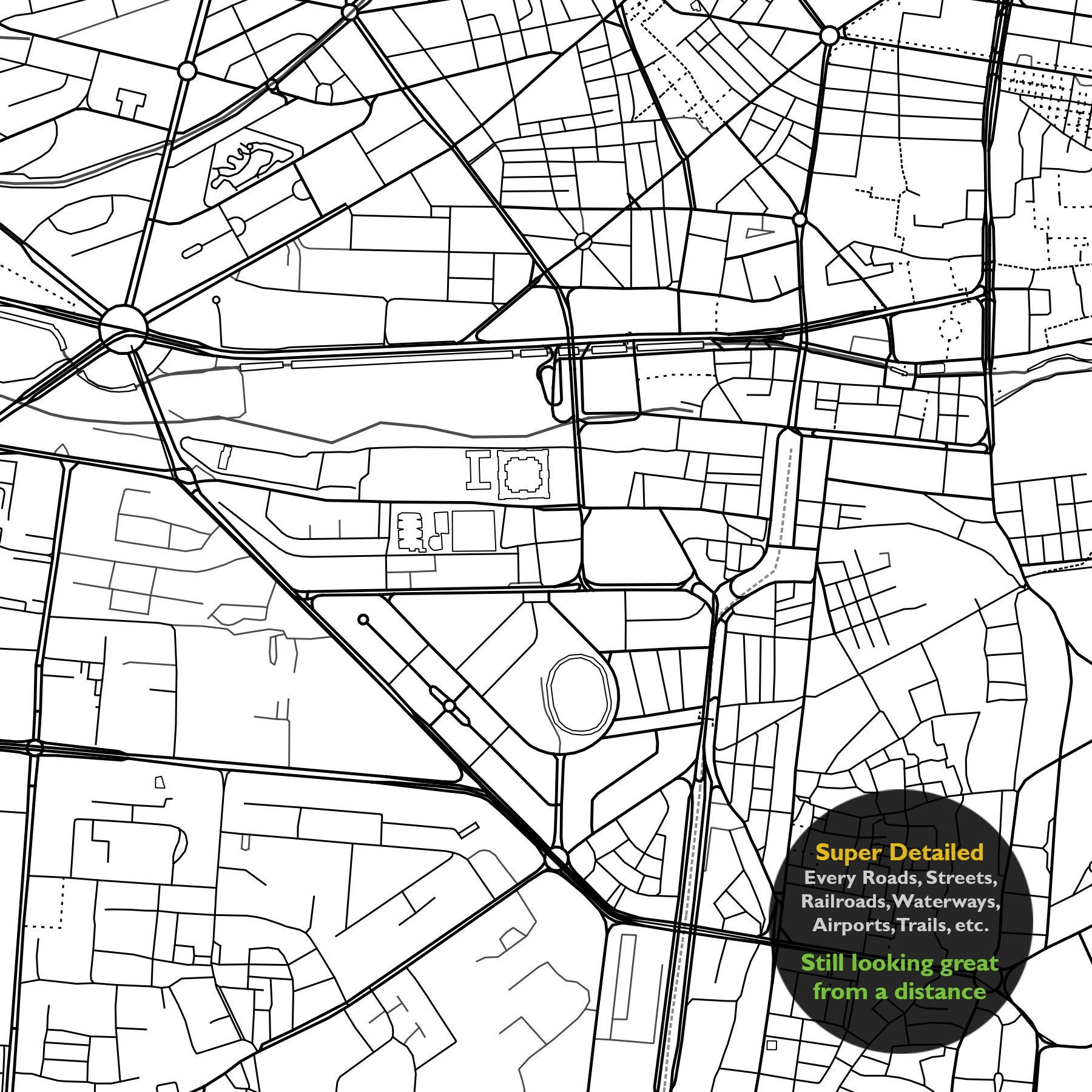 Damascus Syria Map Print Map Art Poster Damas سوريا City - Etsy