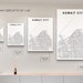 Kuwait City Map Print, Kuwait Map Art Poster, مدينة الكويت Arabian ...