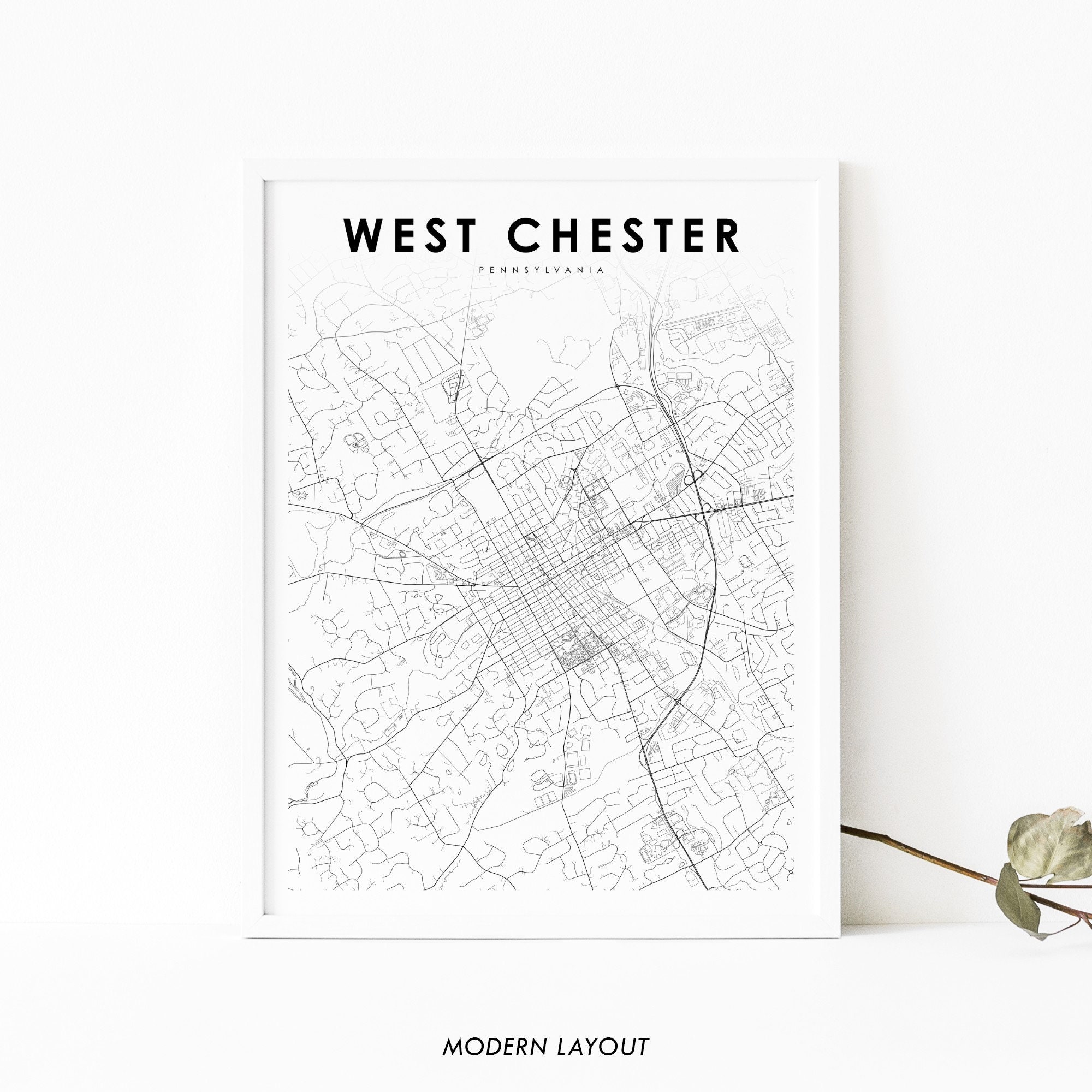West Chester Pa Map