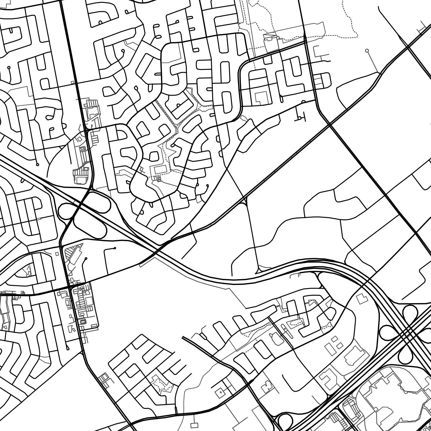 Laval Quebec Map Print QC Canada Map Art Poster Montreal - Etsy