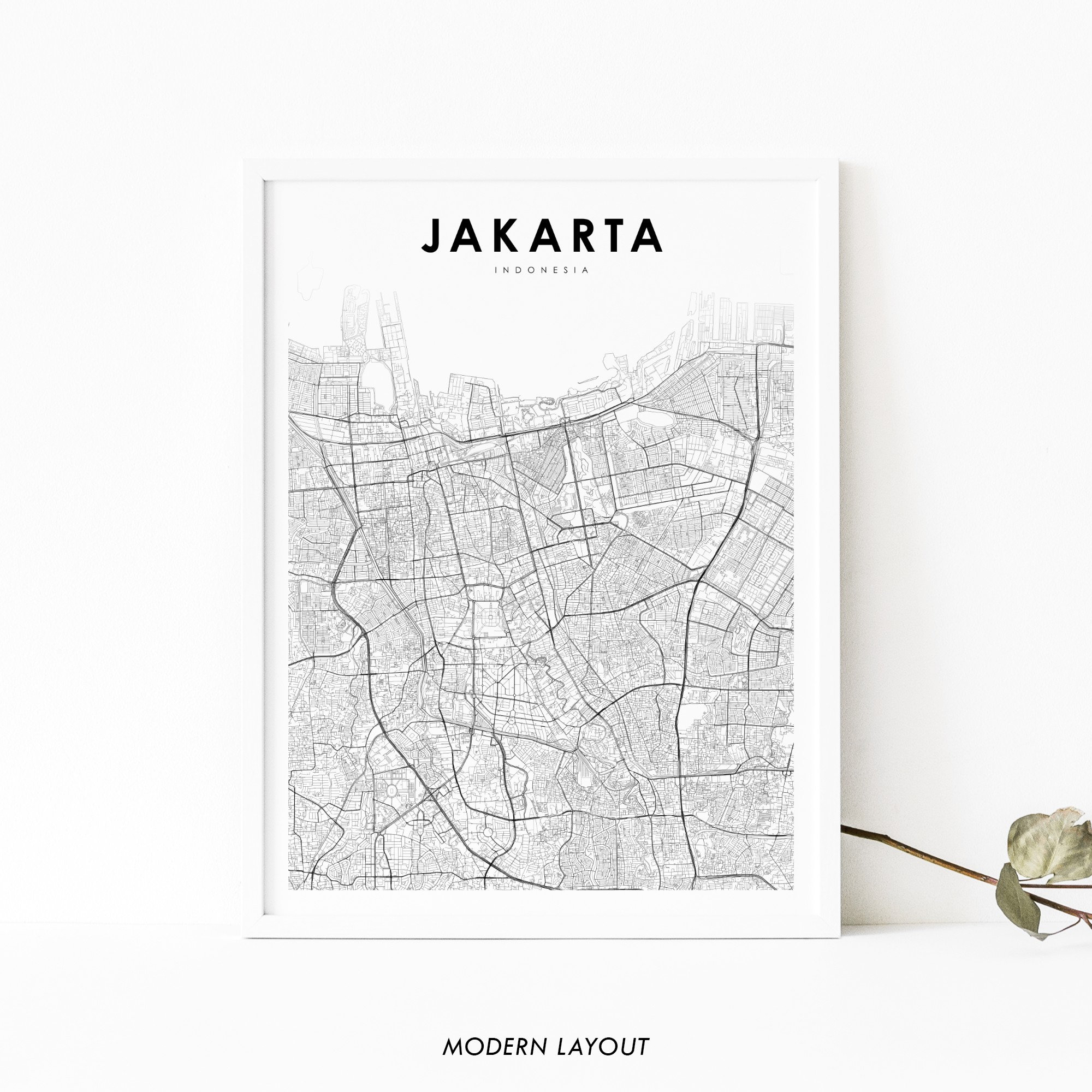Jakarta Indonesia Map