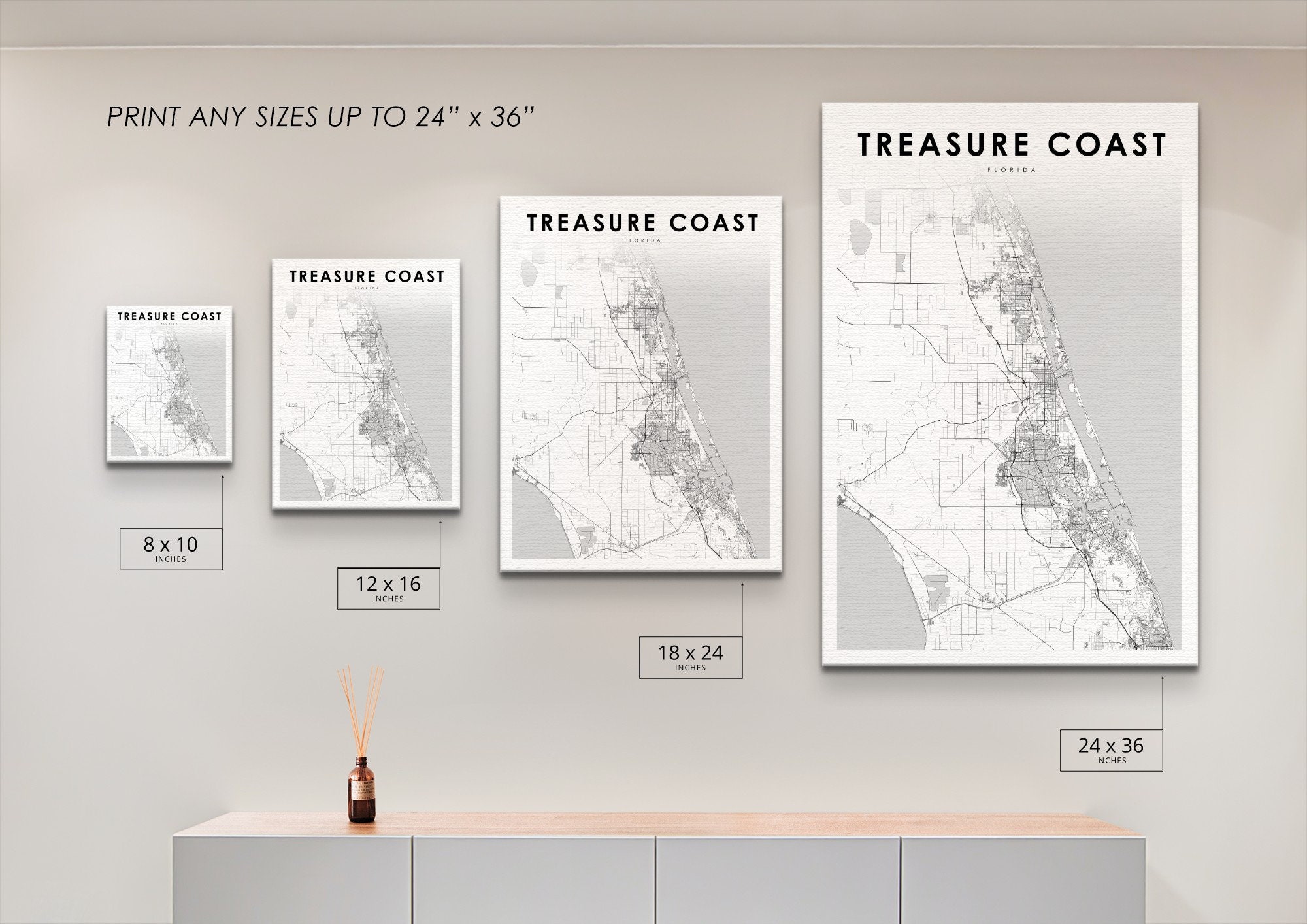 Treasure Coast Florida Map