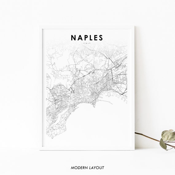 Naples Italy Road Map