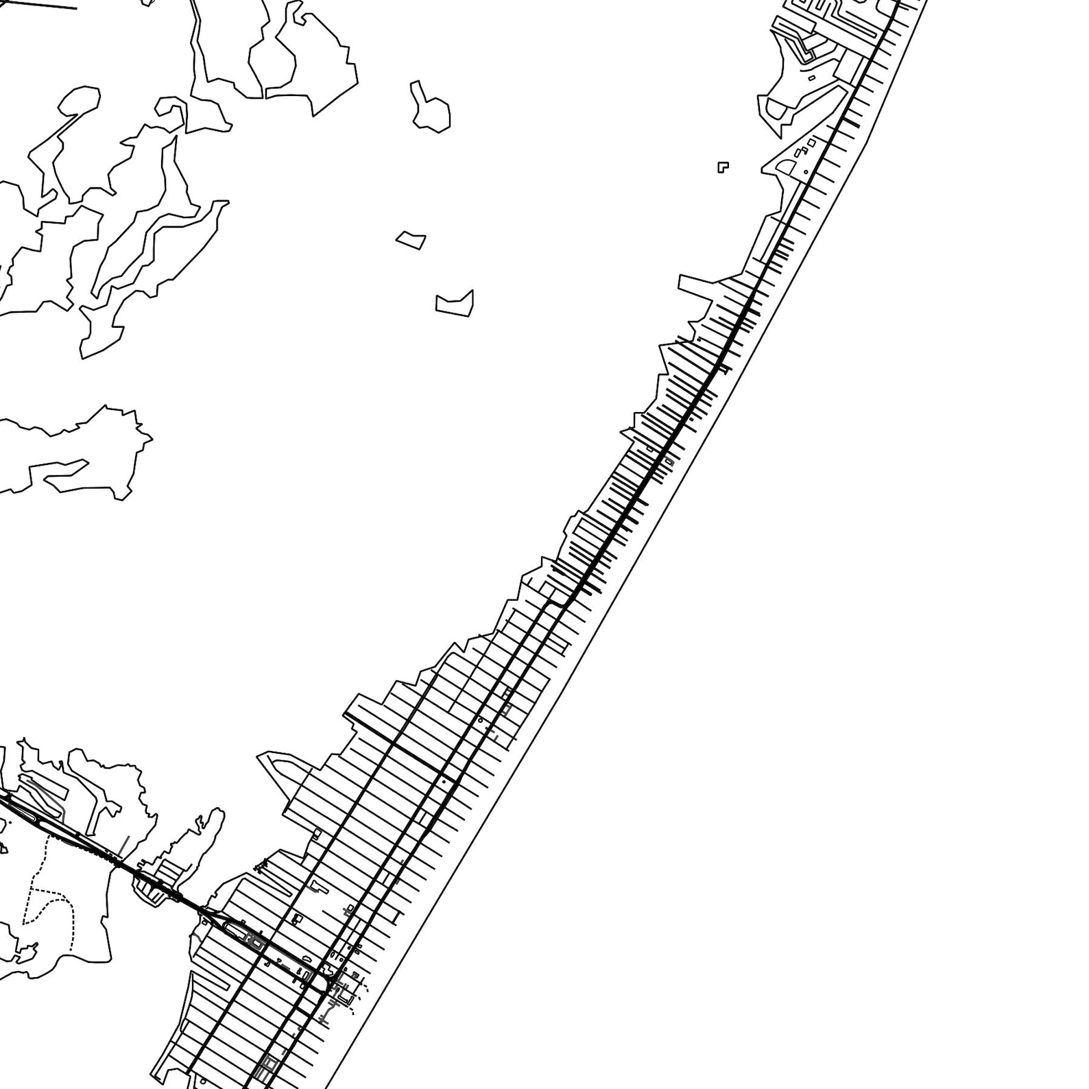 Long Beach Island NJ Map Print LBI New Jersey USA Map Art - Etsy