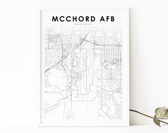 Mcchord Map Print - Etsy Canada
