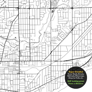 Scarborough Ontario Map Print, Toronto ON Canada Map Art Poster, City ...